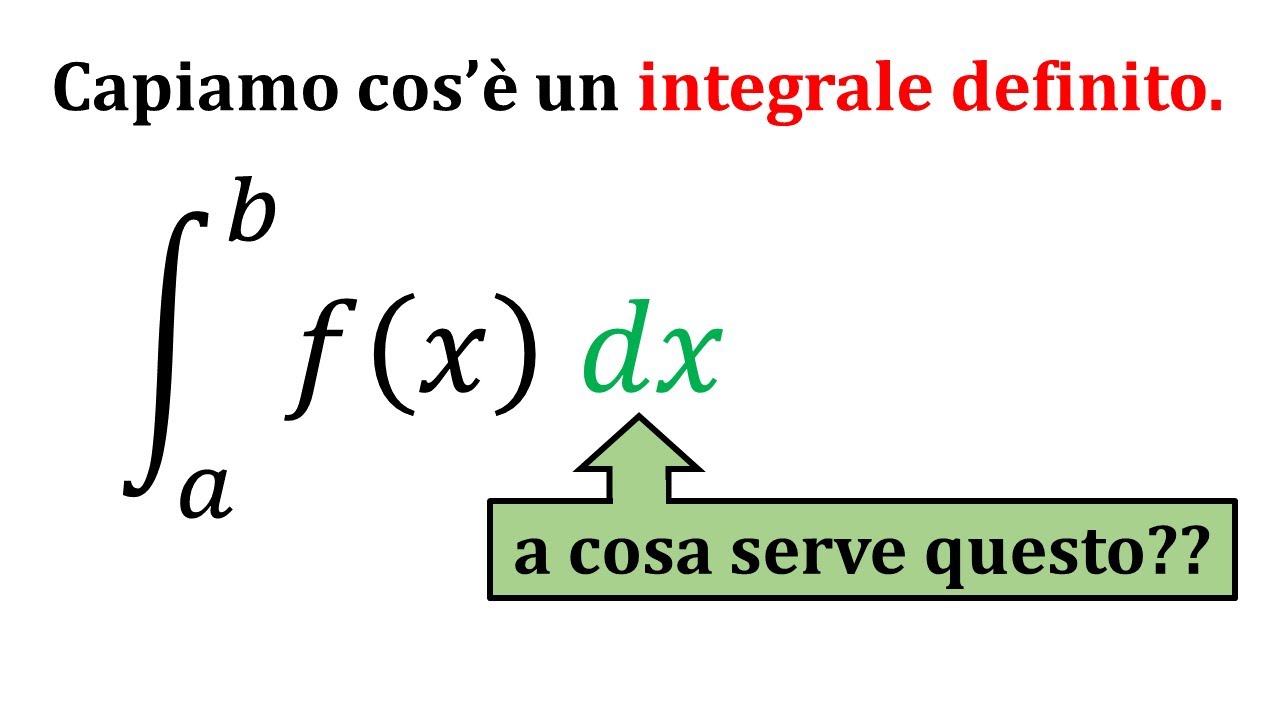 Integrali definiti. - What a Math!